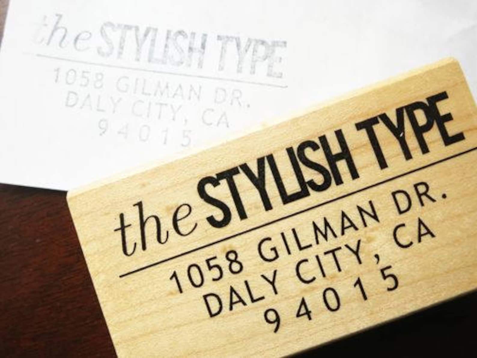 Custom Rubber Stamp Customized Stamps Personalized Stamp | Etsy