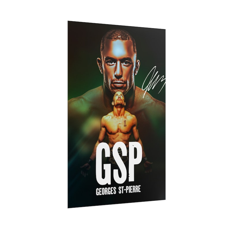 Georges St-pierre, Gsp,poster, UFC Poster, Poster Ideas, Fighter Poster ...