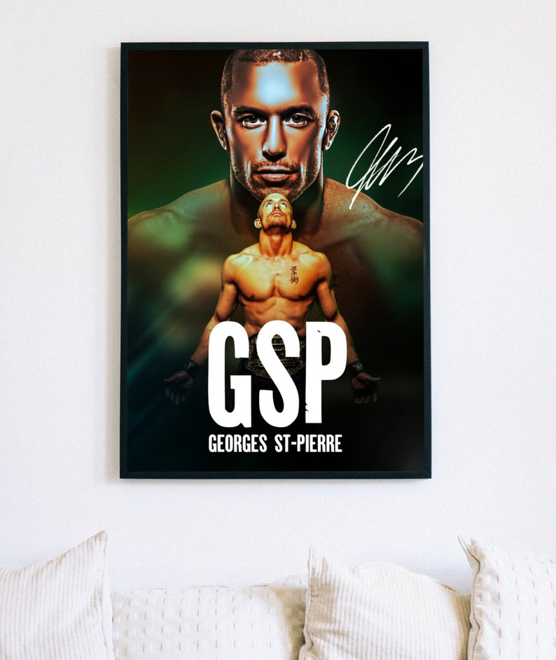 Georges St-pierre, Gsp,poster, UFC Poster, Poster Ideas, Fighter Poster ...