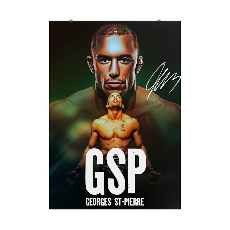 Georges St-pierre, Gsp,poster, UFC Poster, Poster Ideas, Fighter Poster ...