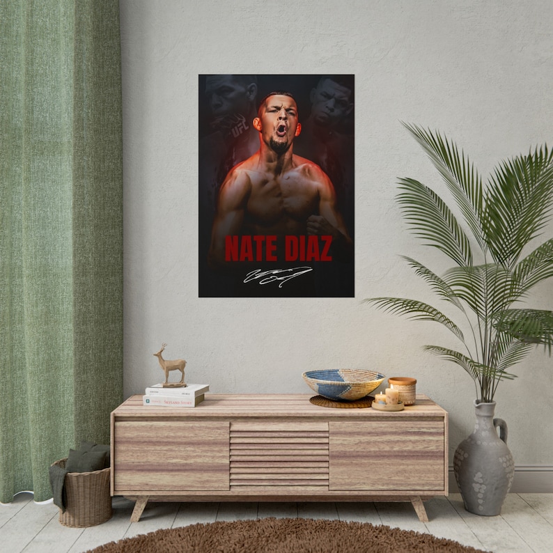 Nate Diaz, Poster, UFC Poster, Poster Ideas, Fighter Poster, Athlete ...