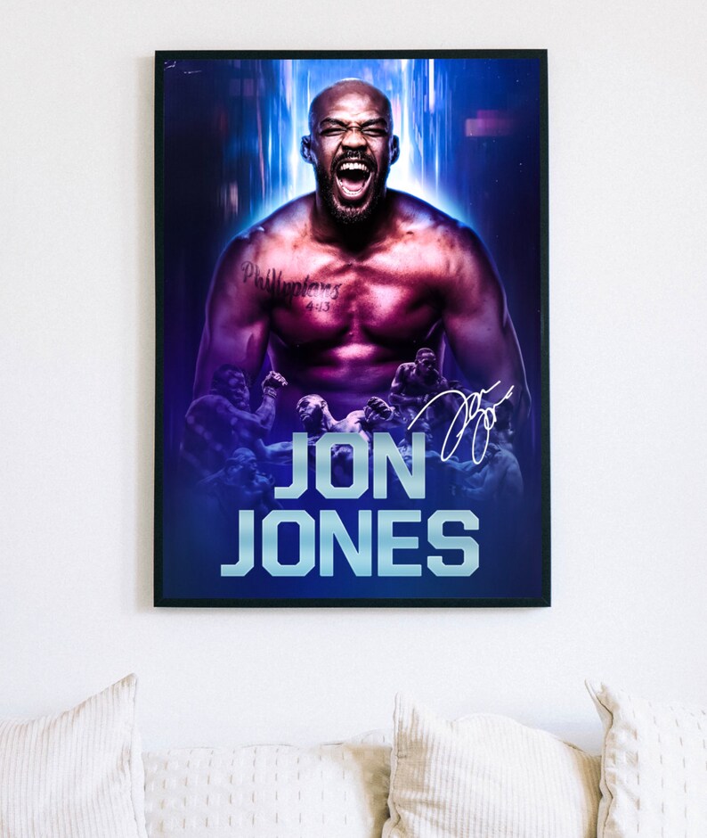 Jon Jones, Poster, UFC Poster, Poster Ideas, Fighter Poster, Athlete ...