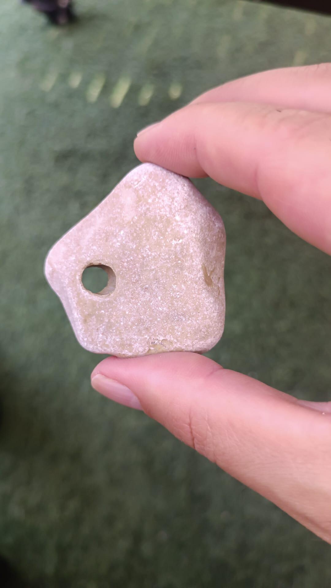 Witch Stone, Fairy Stone, Natural Hole Stone, Protection Talisman ...