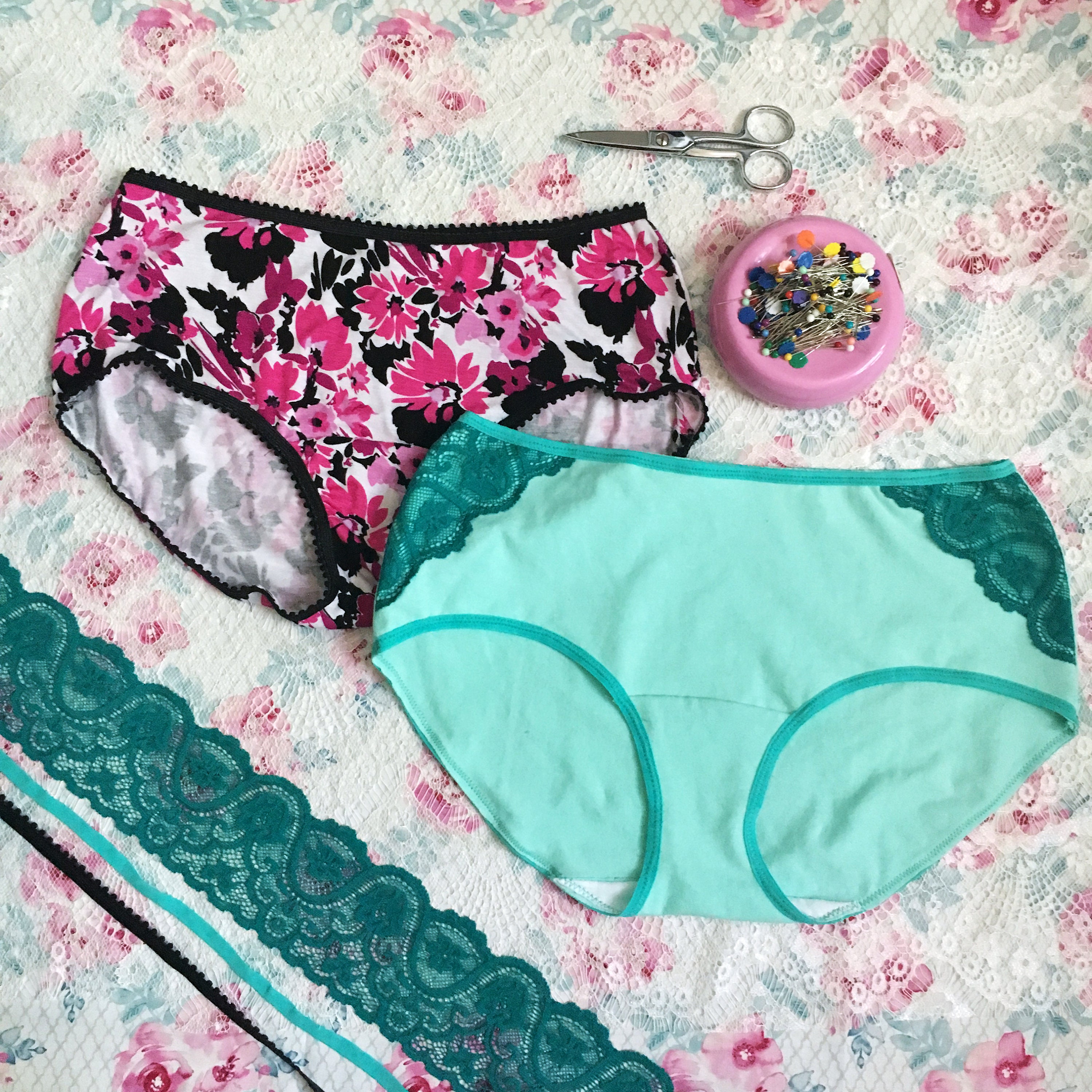 Daisy Briefs Panty PDF Sewing Pattern: Mid-rise Full Coverage Women's ...