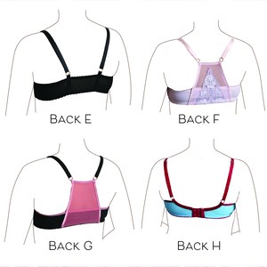 Iris Bralette PDF Sewing Pattern: Soft Bra for Stretch Knits - Etsy