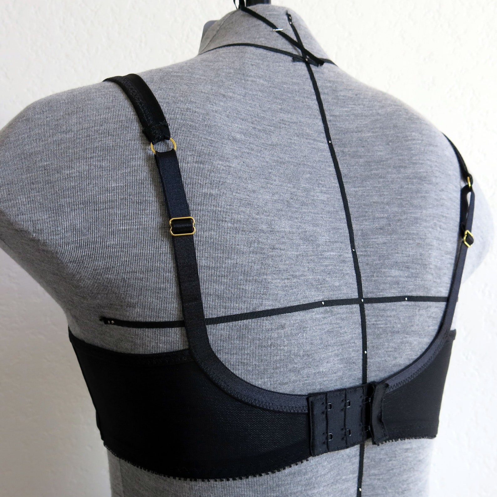 Desiree Bra PDF Sewing Pattern: Underwire Bra for Low-stretch Fabrics ...