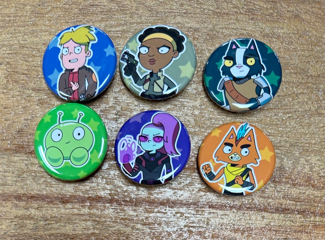 Final Space Button Pin Badges - Etsy
