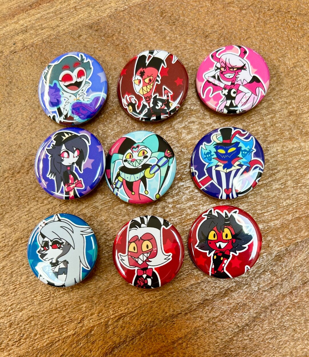 Helluva Boss Pinback Button Pin Badges - Etsy
