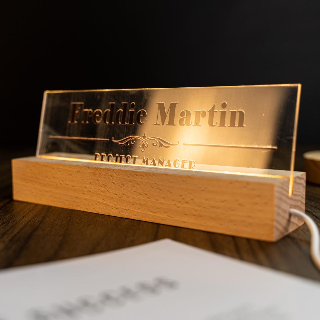 Graduation Desk Name Plate Personalized Office Gifts for Bosses ...