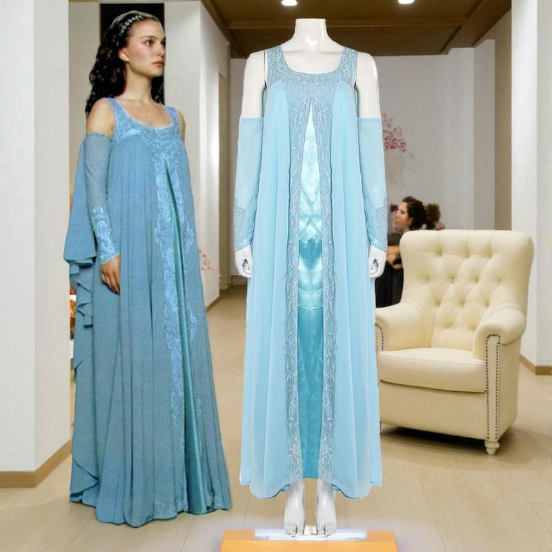 Padme Blue Dress - Etsy