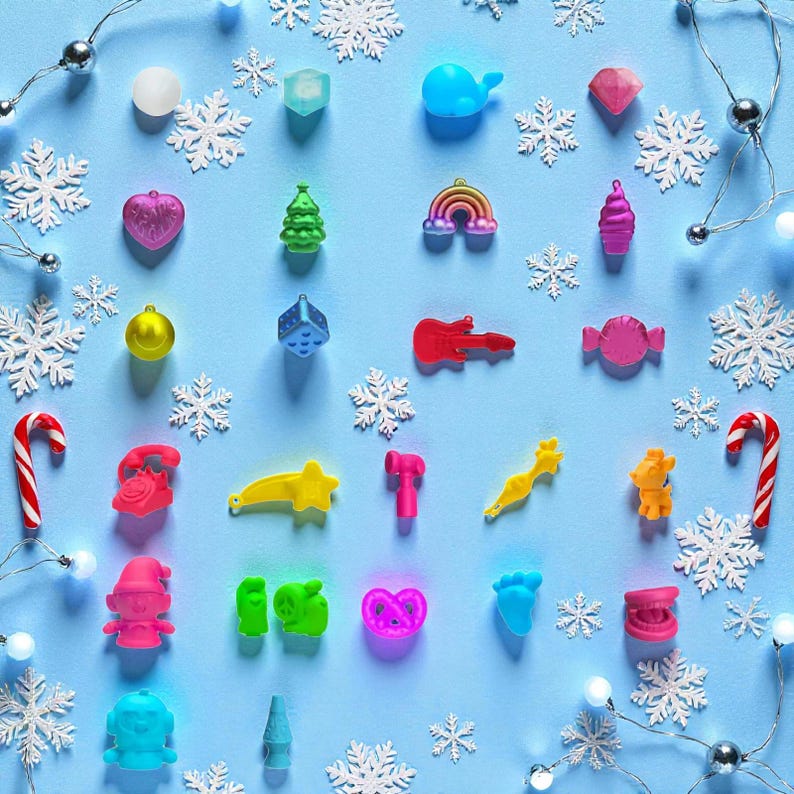 2025 Nee Doh Advent Calendar, Holiday Squishy Stress Ball Set, Xmas ...