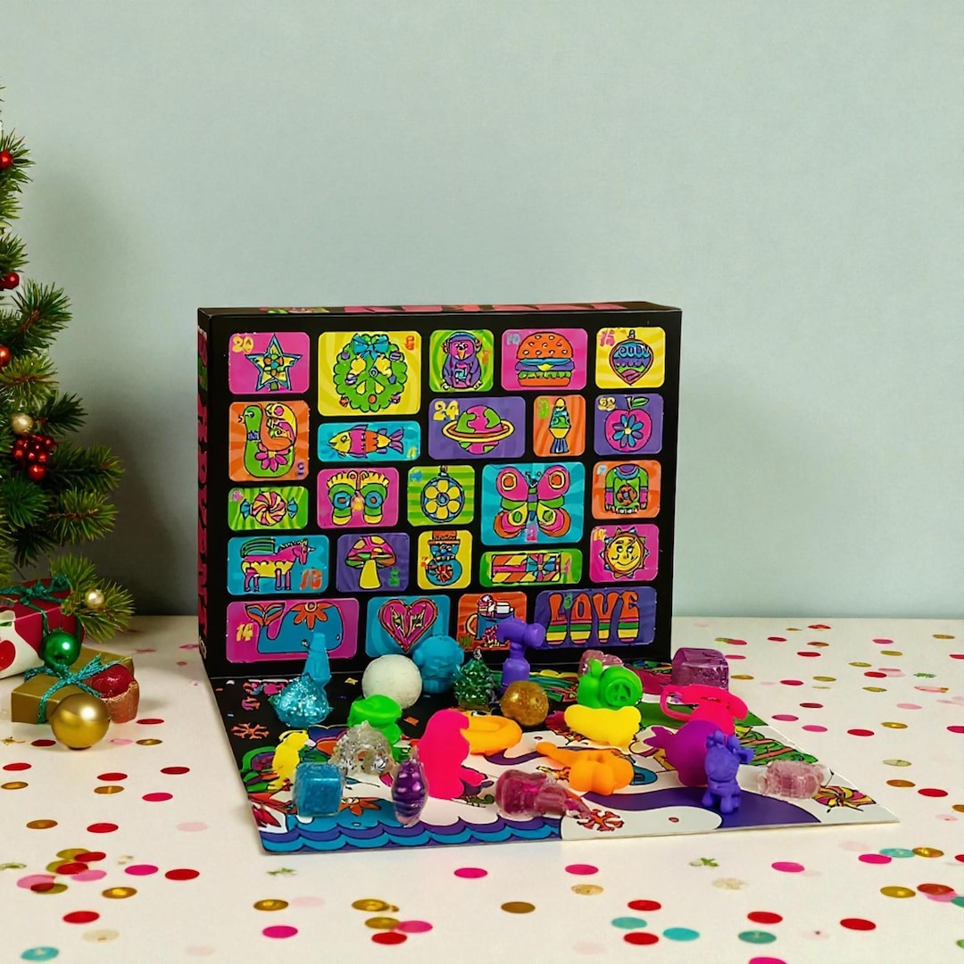 2025 Nee Doh Advent Calendar, Holiday Squishy Stress Ball Set, Xmas ...