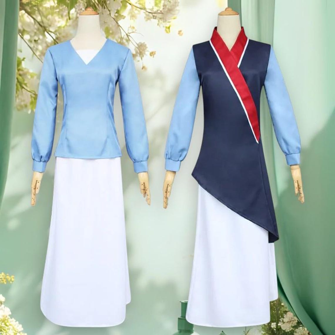 Mulan Princess Hanfu Cosplay Costume – Elegant Chinese Heroine Dress ...