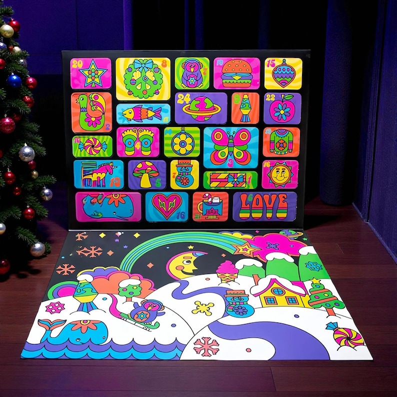 2025 Nee Doh Advent Calendar, Holiday Squishy Stress Ball Set, Xmas ...