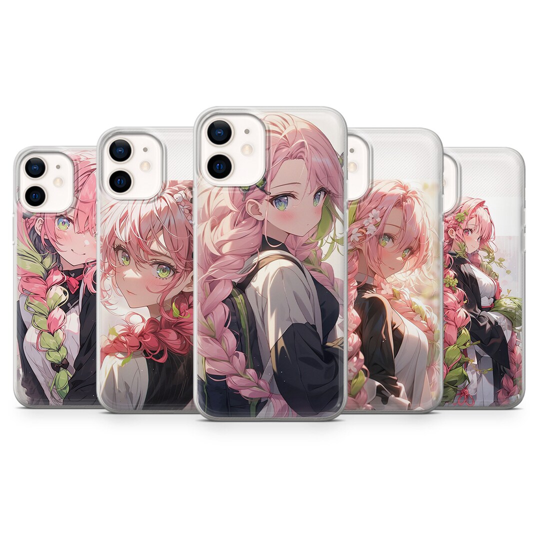 Demon Slayer Phone Case Hashira Mitsuri Cover for iPhone 15,14,13,12,11 ...