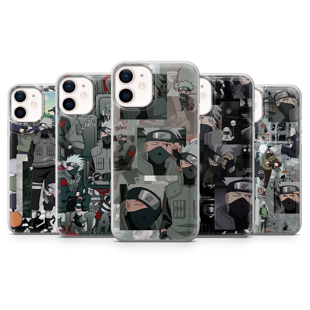Kakashi Phone Case Naruto Cosplay Cover for iPhone 15, 14, 13, 12, 11 ...