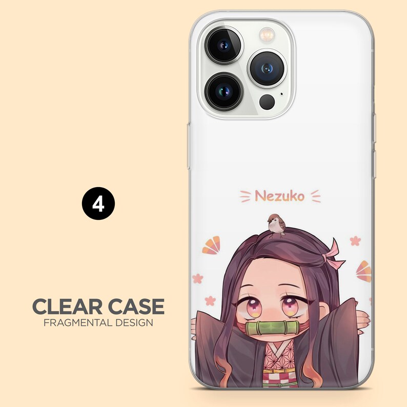 Nezuko Phone Case Demon Slayer Manga Cover for iPhone 15,14,13,12,11 ...