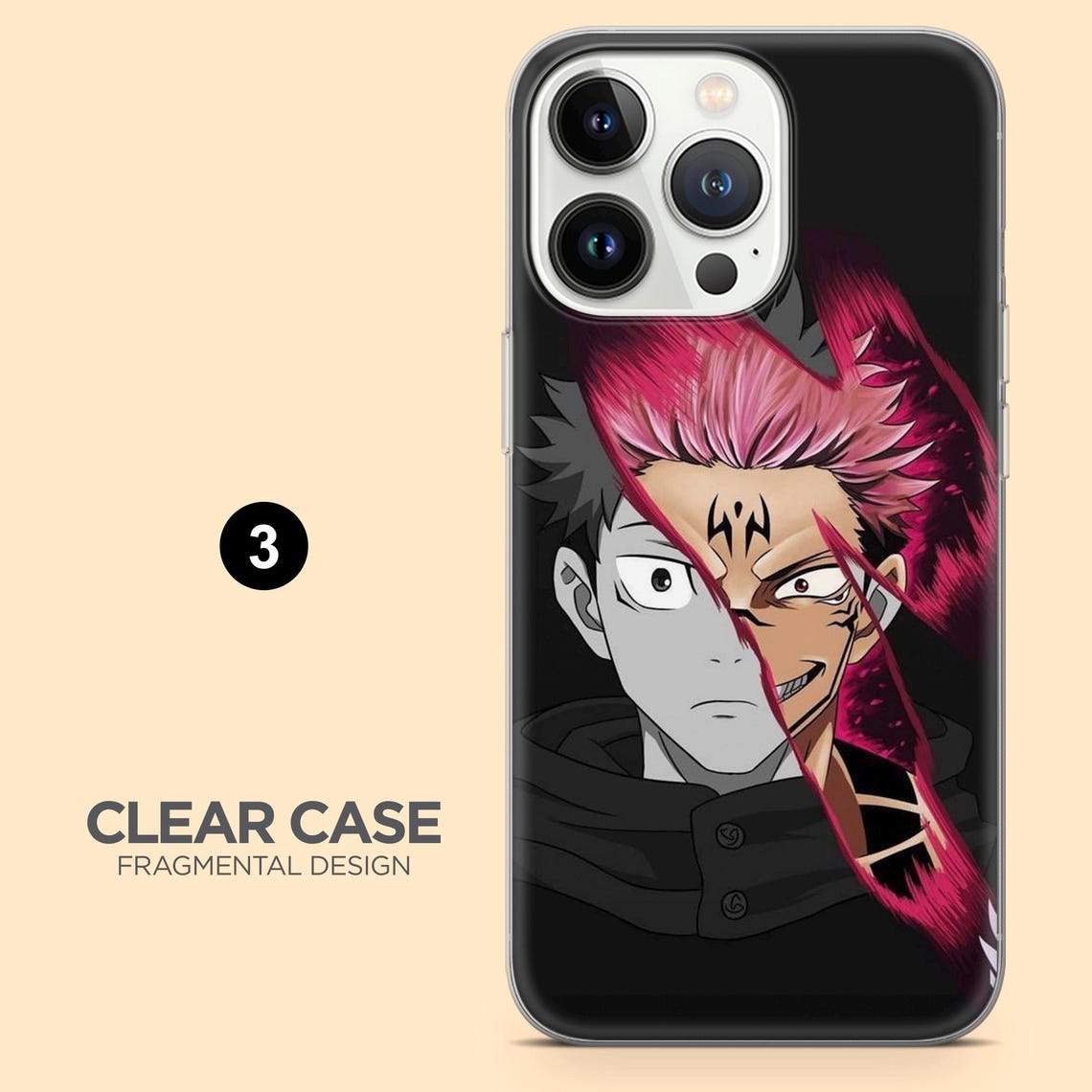 Jujutsu Kaisen Phone Case Sakuna Cosplay Cover Cover for iPhone 15,14 ...