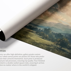 Tranquil Cloudscape Painting | Serene Mountain Landscape Art | Nature ...