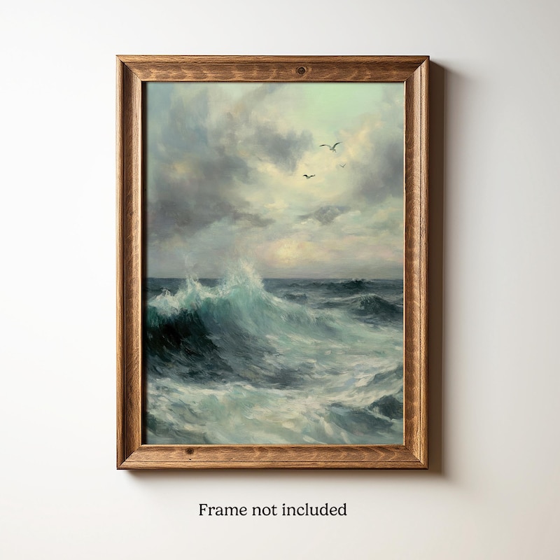 Ocean Portrait Paintings - Etsy UK