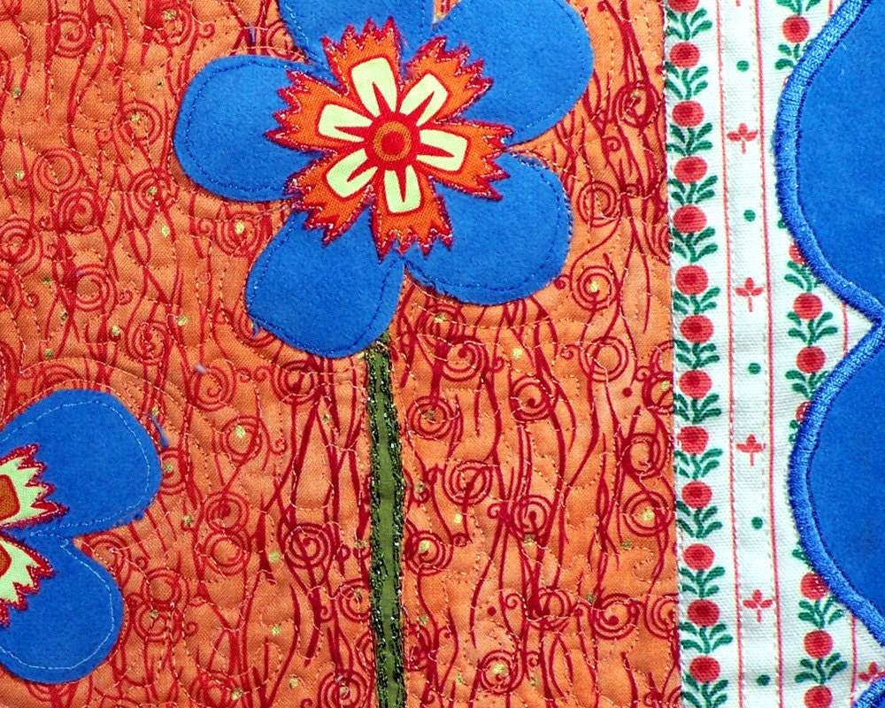 Rambling Fancy Art Quilt Wall Hanging - Etsy