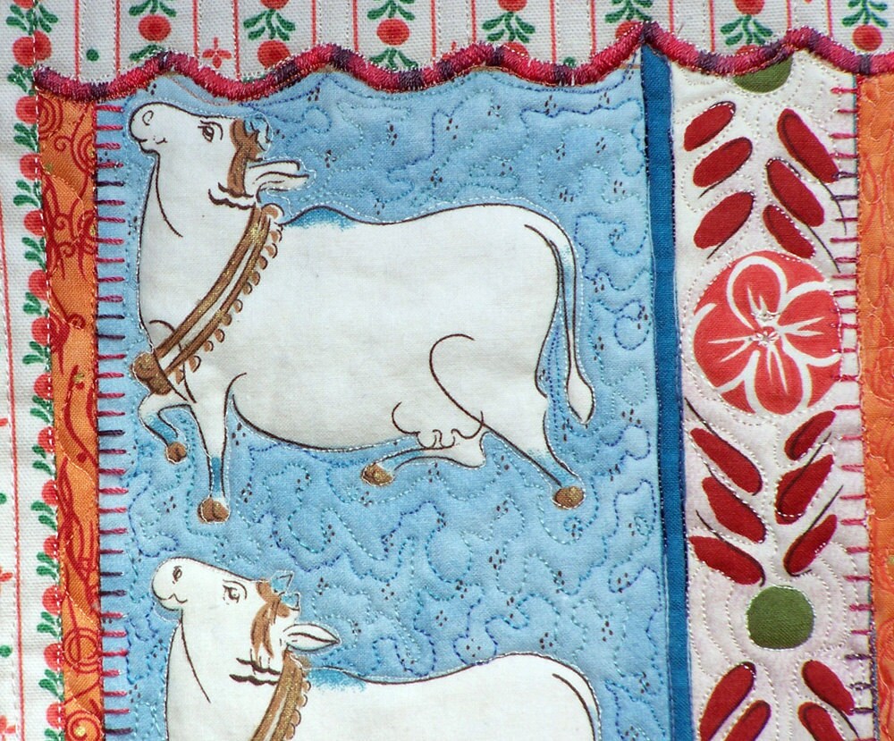 Rambling Fancy Art Quilt Wall Hanging - Etsy