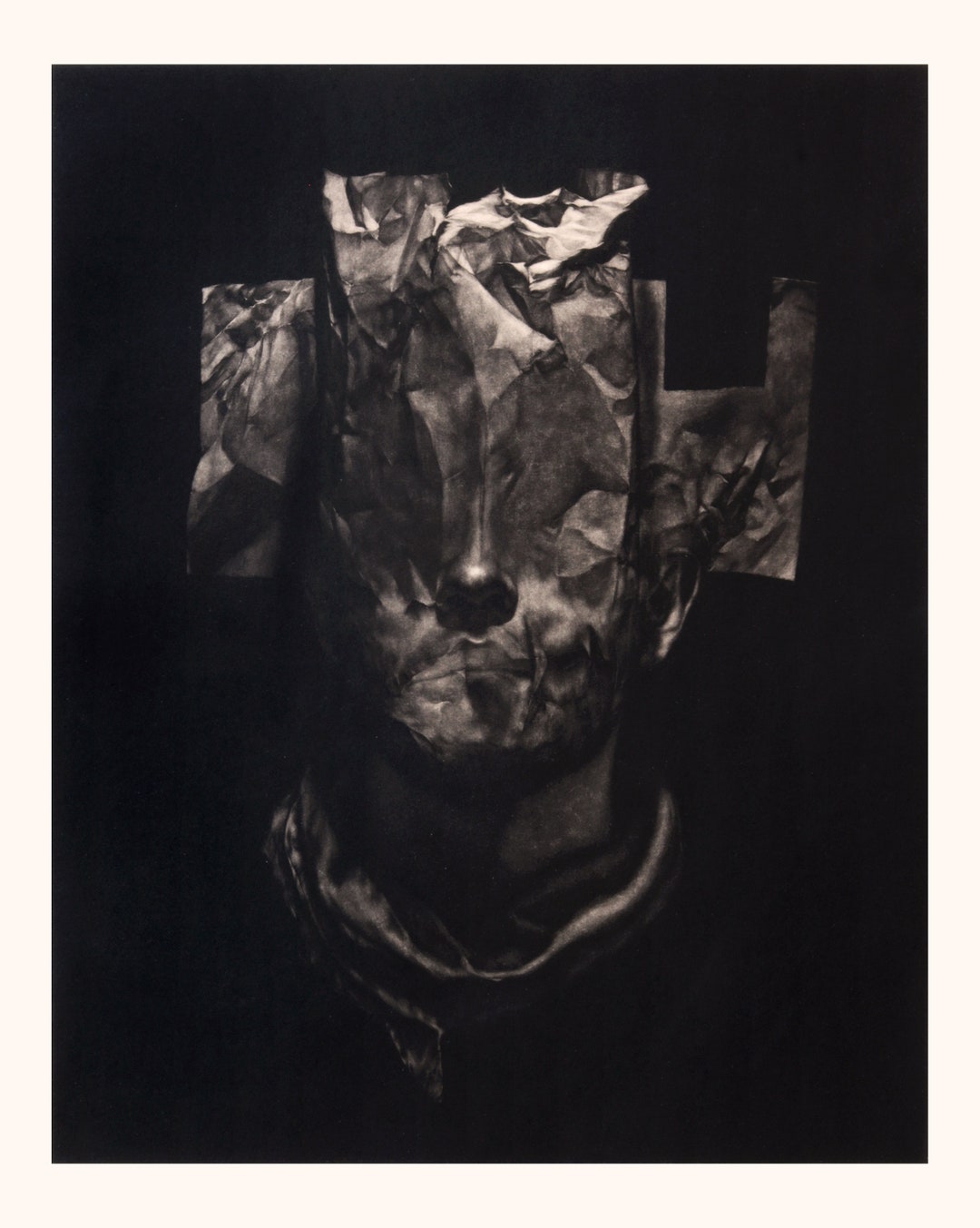 Graphic Mezzotnit Intaglio Art Print Portrait Modern Home Decoration ...