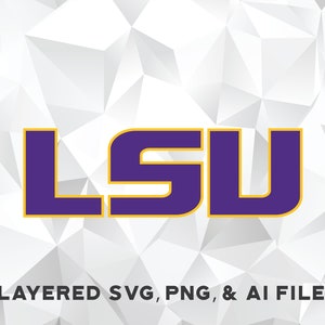 Lsu svg - Etsy
