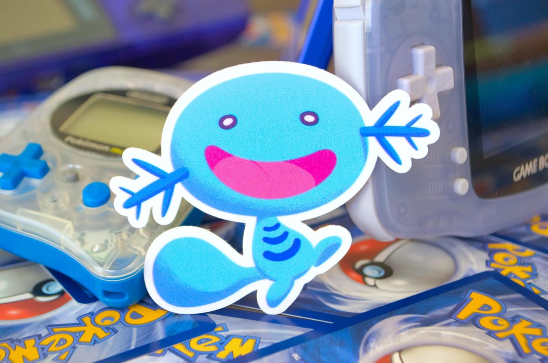 Wooper - Vinyl Sticker - Etsy