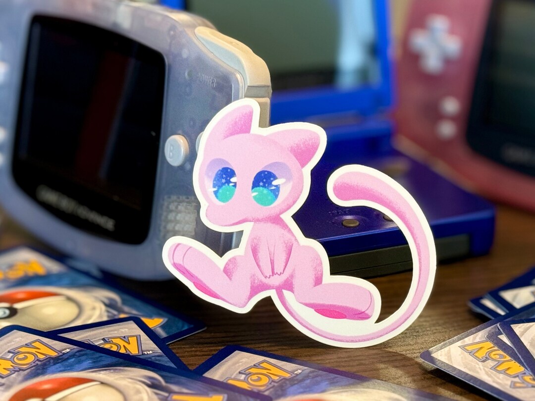 Mew - Vinyl Sticker - Etsy