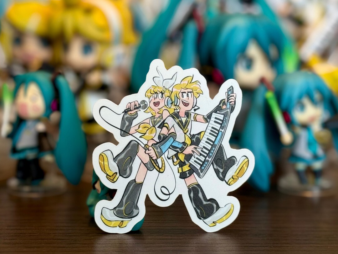Kagamine Rin & Len - Vinyl Sticker - Etsy