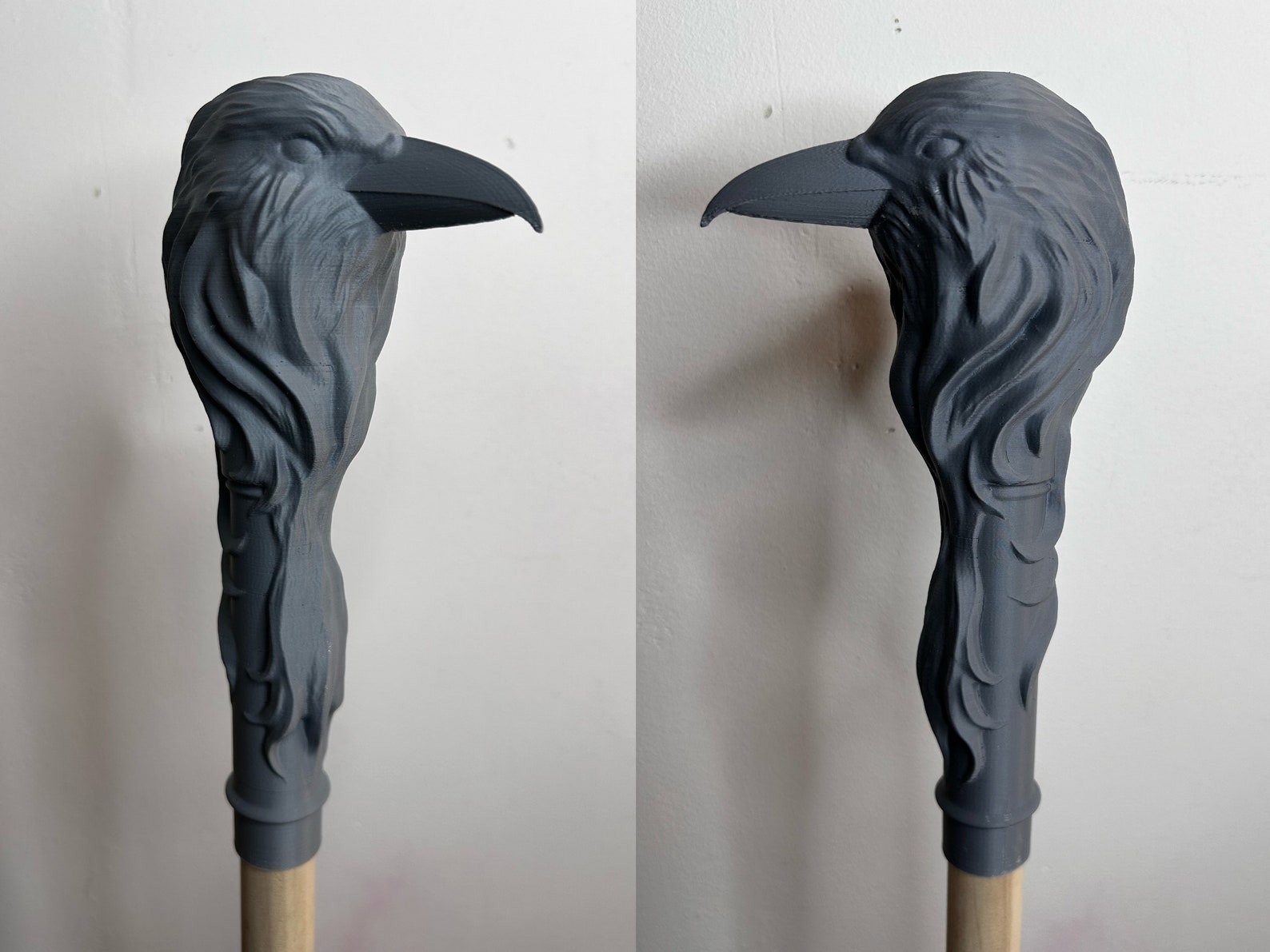 Crow Cane of Kaz Brekker From Shadow and Bone for 3D Printing. - Etsy