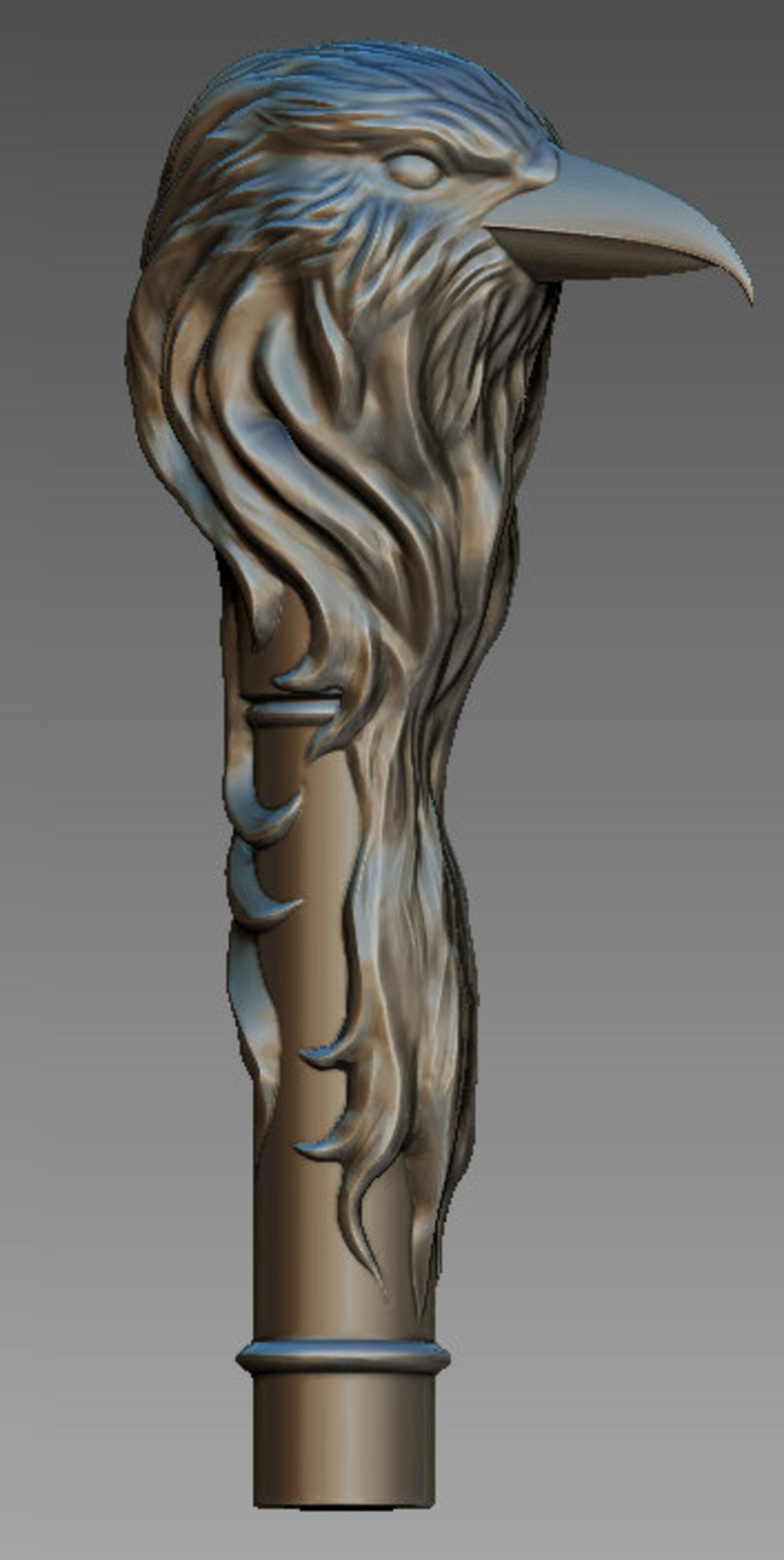 Crow Cane of Kaz Brekker From Shadow and Bone for 3D Printing. - Etsy
