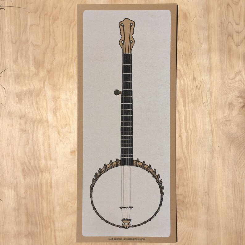 4 INSTRUMENT POSTERS Fiddle Banjo Archtop Guitar Dobro - Etsy