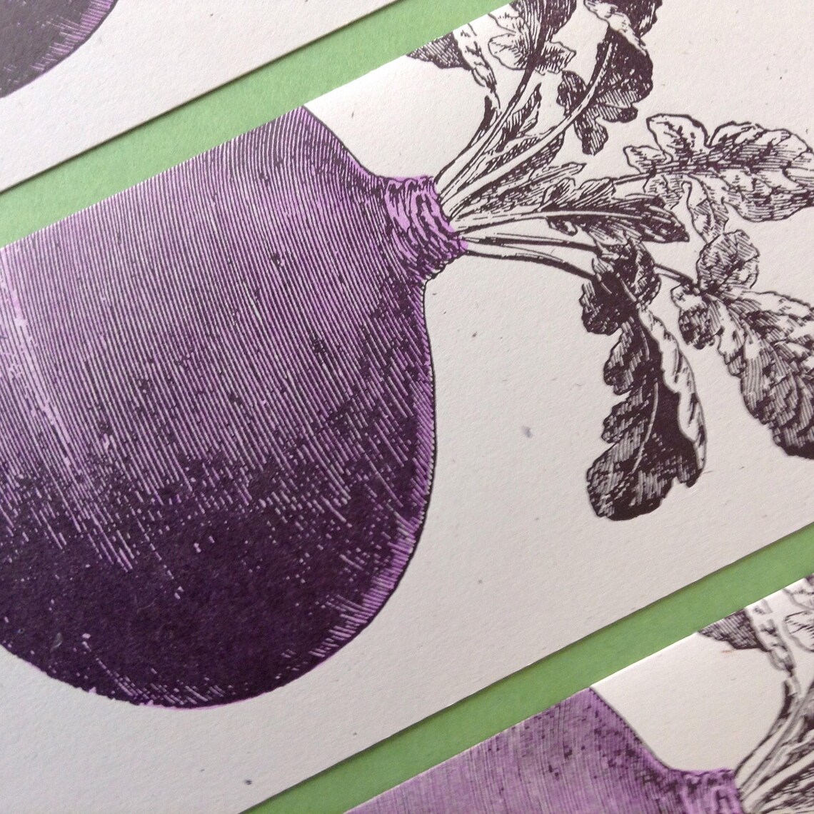 8 BEET GREETING CARDS Farmers Market Letterpress Card 10 Size - Etsy