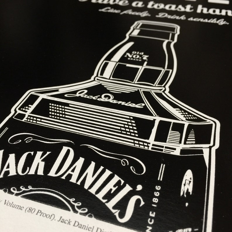 JACK DANIELS POSTER Stand Up Tennessee Whiskey Bar Decor | Etsy