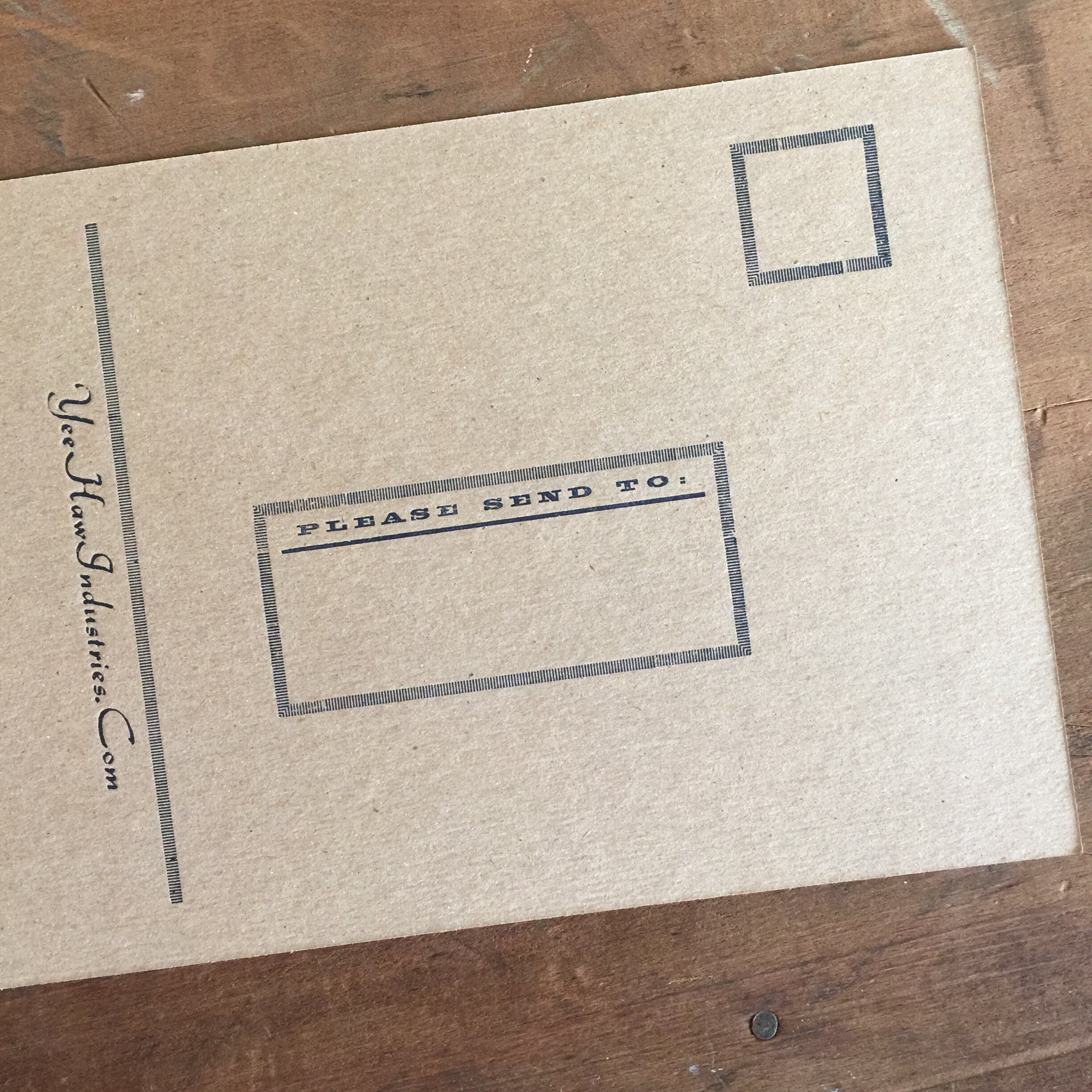 CARVE THAT POSSUM Oversized Postcard Hand-printed | Etsy