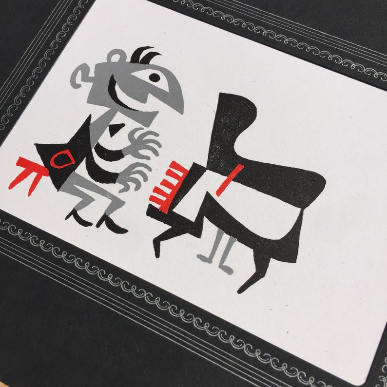 Jim Flora JAZZ MUSICIAN PRINTS Mid Century Modern Art Gift for ...