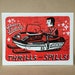 Six Snowmobile Greeting Cards, THRILLS and SPILLS, Winter Sports ...