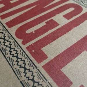 Cajun Music Sign MORE TRIANGLE Letterpress Hand Printed Poster, Cajun ...