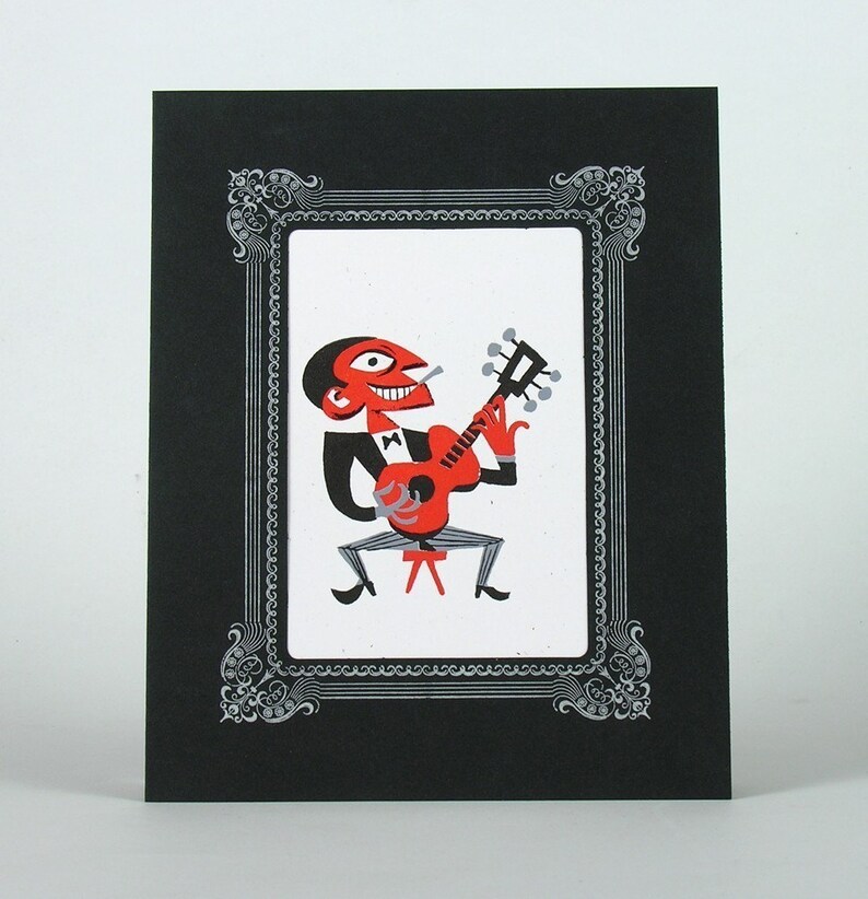 Jim Flora JAZZ MUSICIAN PRINTS Mid Century Modern Art Gift for ...