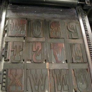 ABC Cards FANCY ALPHABET Art Circus Font Prints 26 Letterpress Cards ...