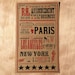 Ralph Lauren Double RL RRL Announcement Handmade Flyer Letterpress Wood ...