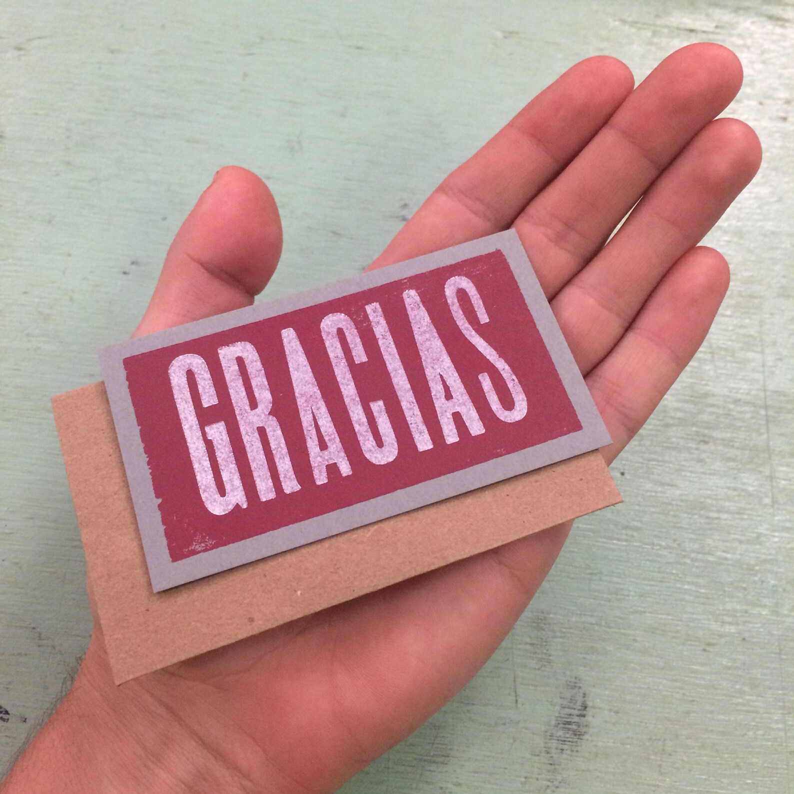 20 GRACIAS CARDS Mini Cards Spanish Thank You Tiny Notes | Etsy