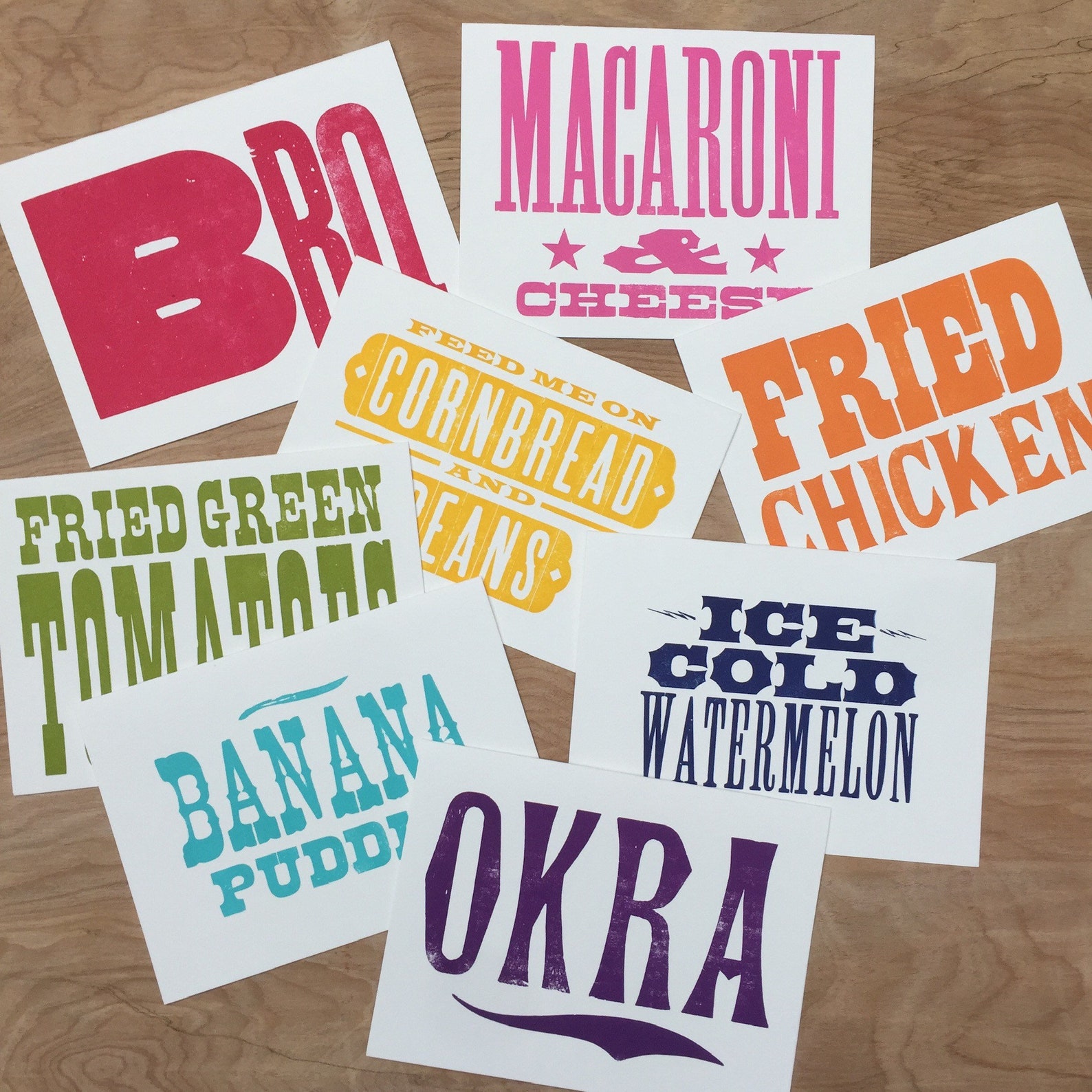 1 RED BBQ Greeting Card Grilling Cookout Barbecue Comfort | Etsy