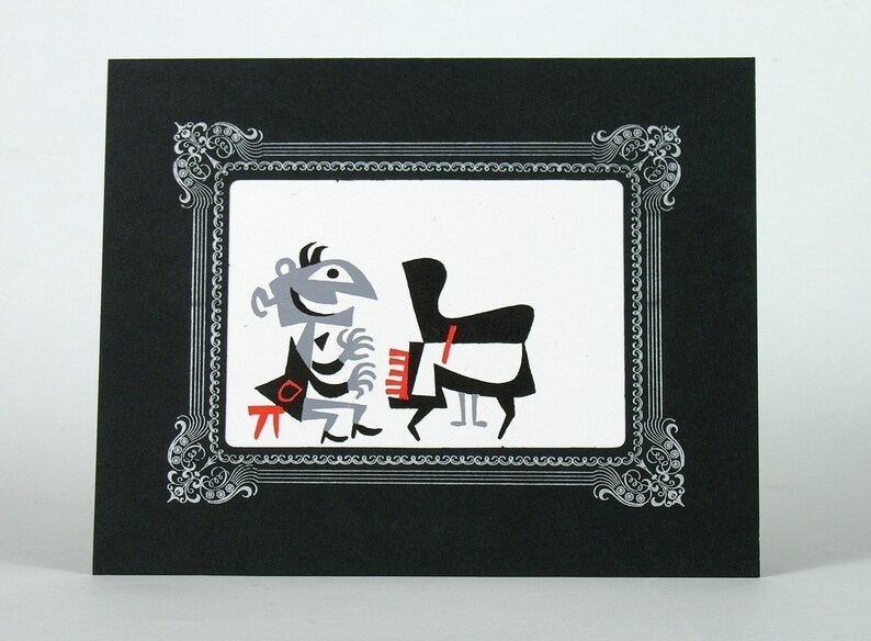 Jim Flora JAZZ MUSICIAN PRINTS Mid Century Modern Art Gift for ...