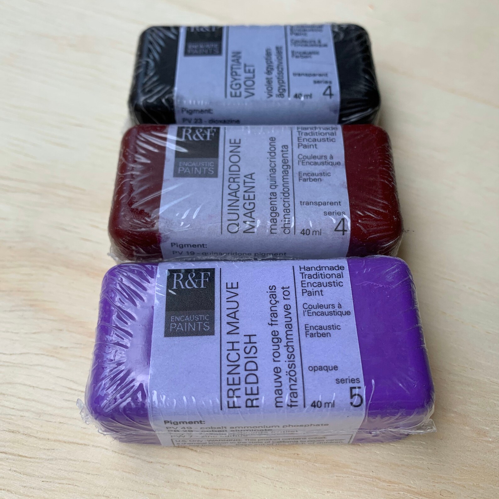 ENCAUSTIC WAX PAINT 3 Pack Randf Encaustic Supplies Shades of - Etsy