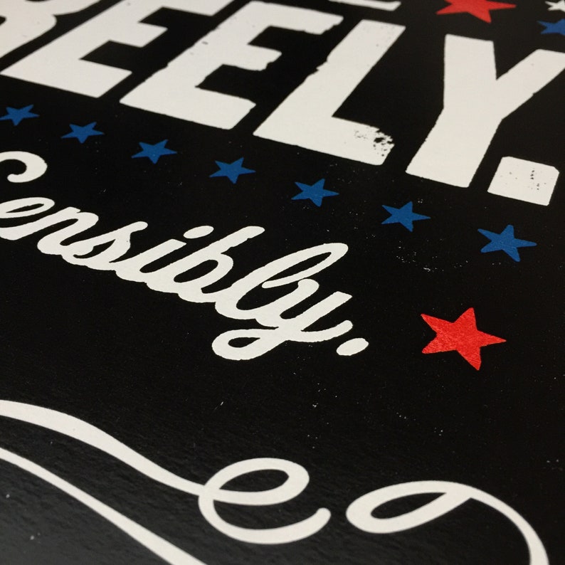 JACK DANIELS POSTER Live Freely Kitchen Whiskey Bar Decor - Etsy