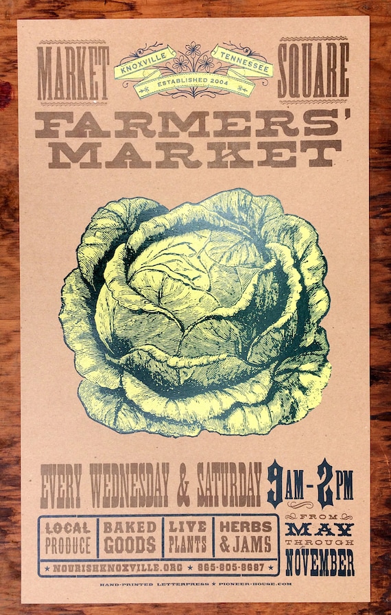 Vintage Farmers Market Posters