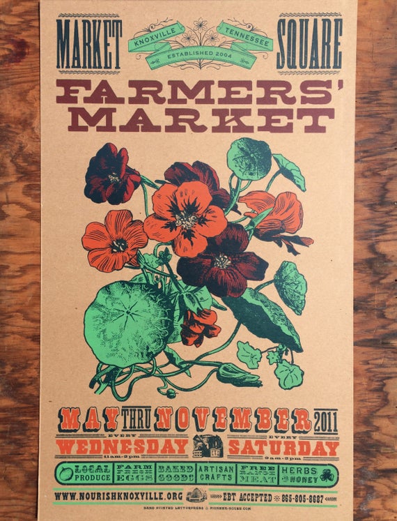 Vintage Farmers Market Posters